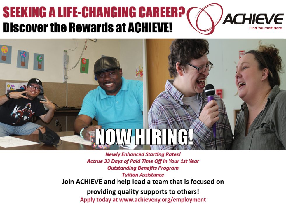 Job Openings & Opportunities At ACHIEVE - NY | ACHIEVE