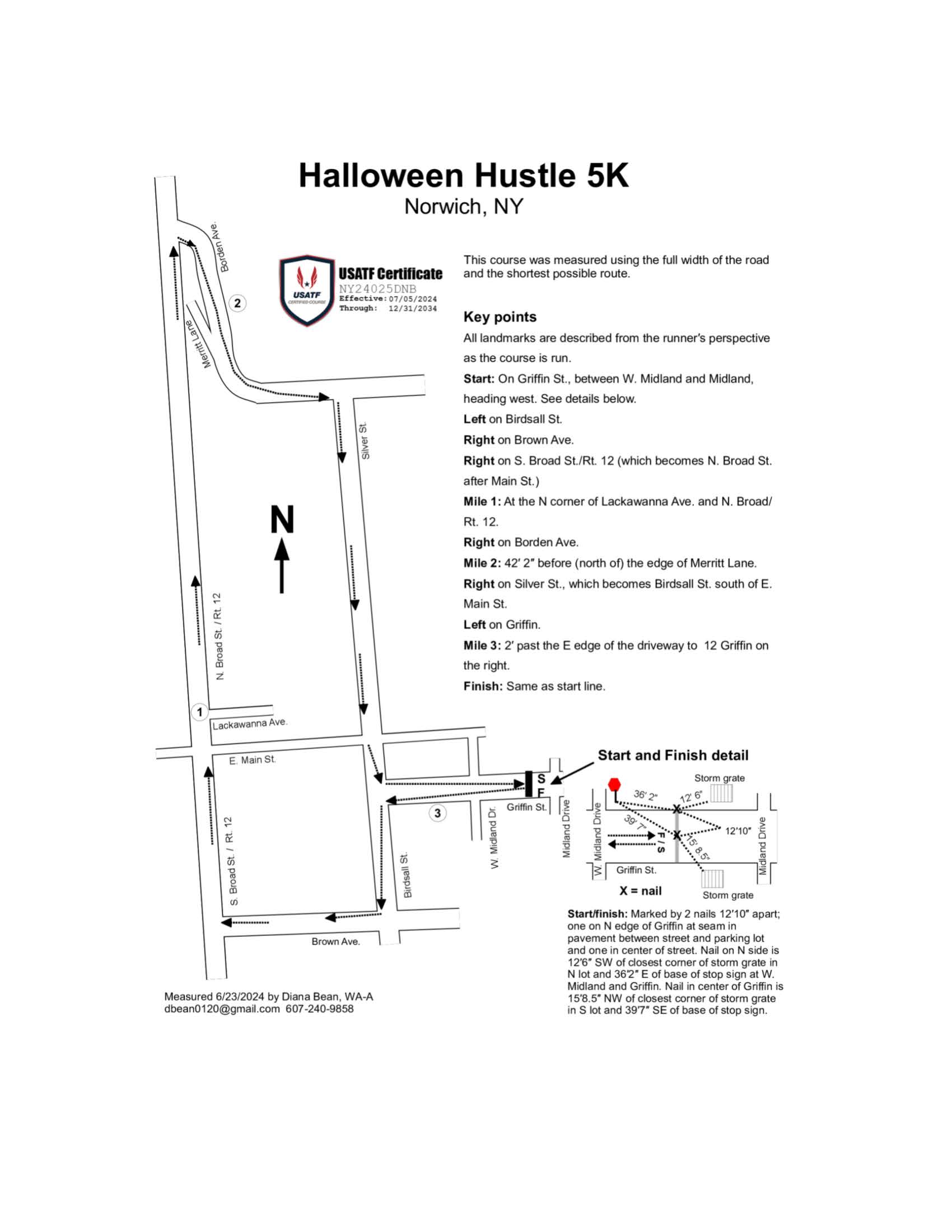 Halloween Hustle 5K 2024 Map | ACHIEVE